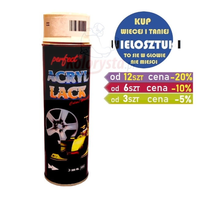 Lakier akrylowy biały połysk - Acryllack - 500ml - SPRAYE